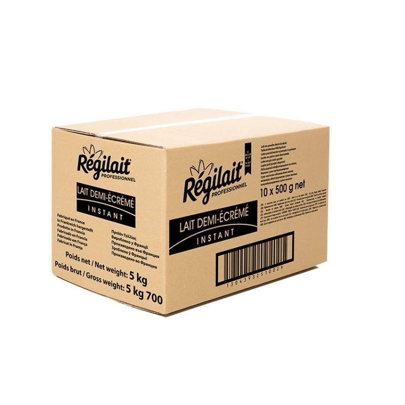 Régilait instant semi-skimmed milk for professionals and especially ...