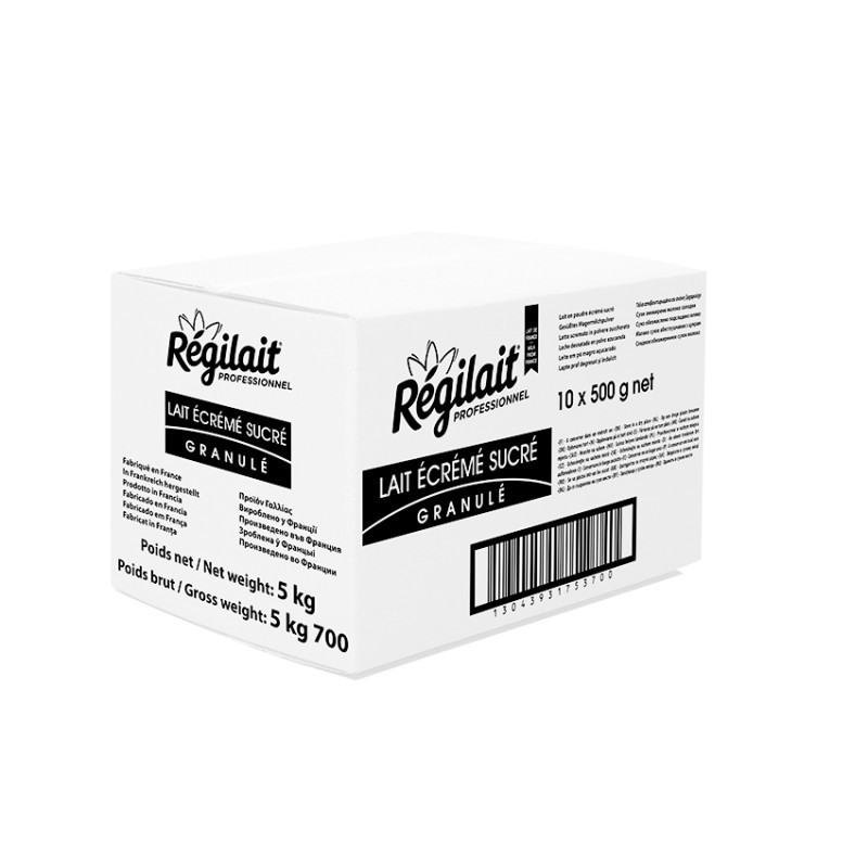 Régilait granulated sweetened skimmed milk for professionals and ...